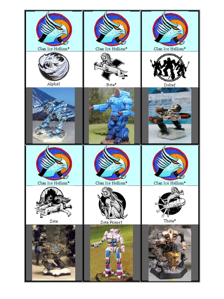 Clan Ice Hellion | PDF | Battle Tech | Leisure