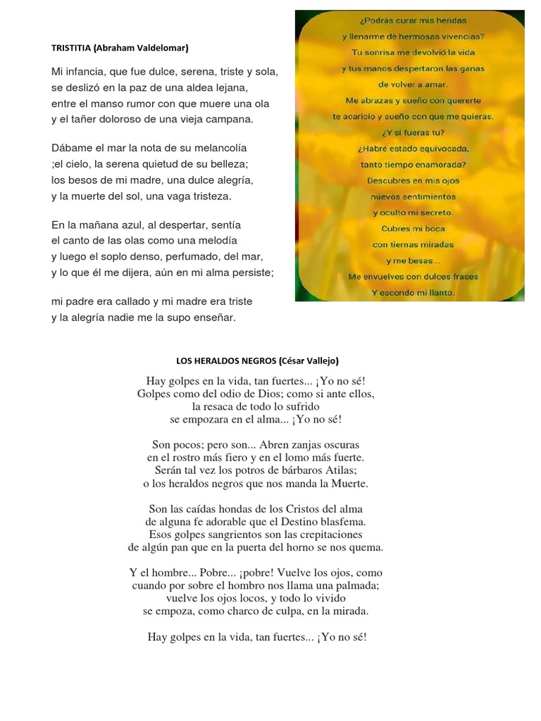 Poemas para Recitar en El Aula | PDF | Poesía