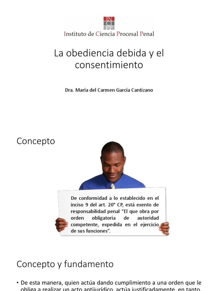 La Obediencia Debida Pdf Derecho Penal Virtud