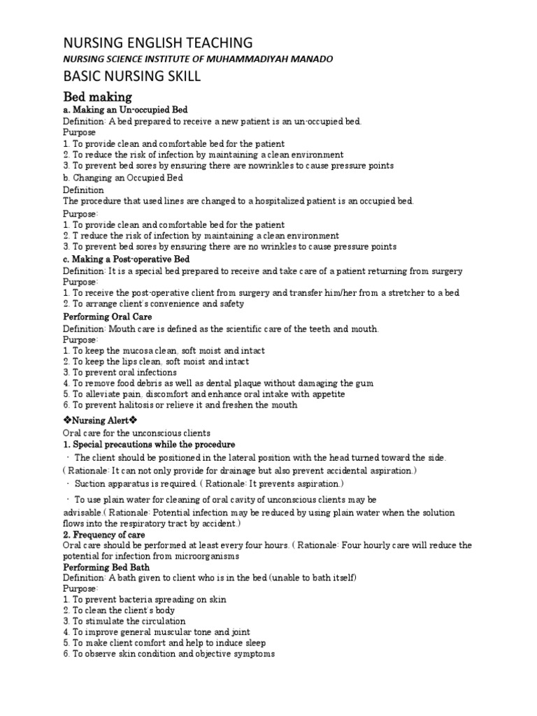 Basic Nursing Skill | PDF | Intravenous Therapy | Physical Examination