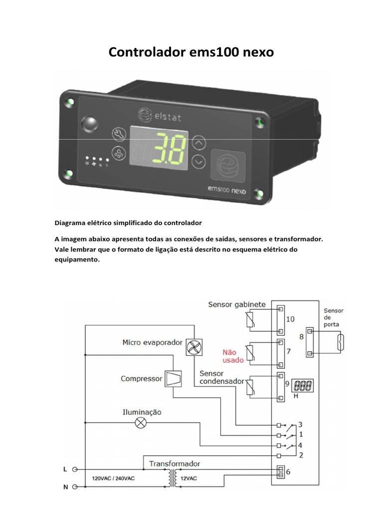 Controlador ems100 nexo diagrama interface | PDF