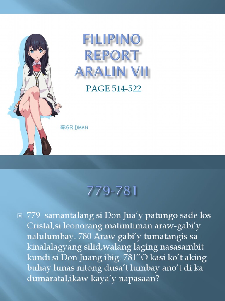 Filipino Aralin 7 | PDF