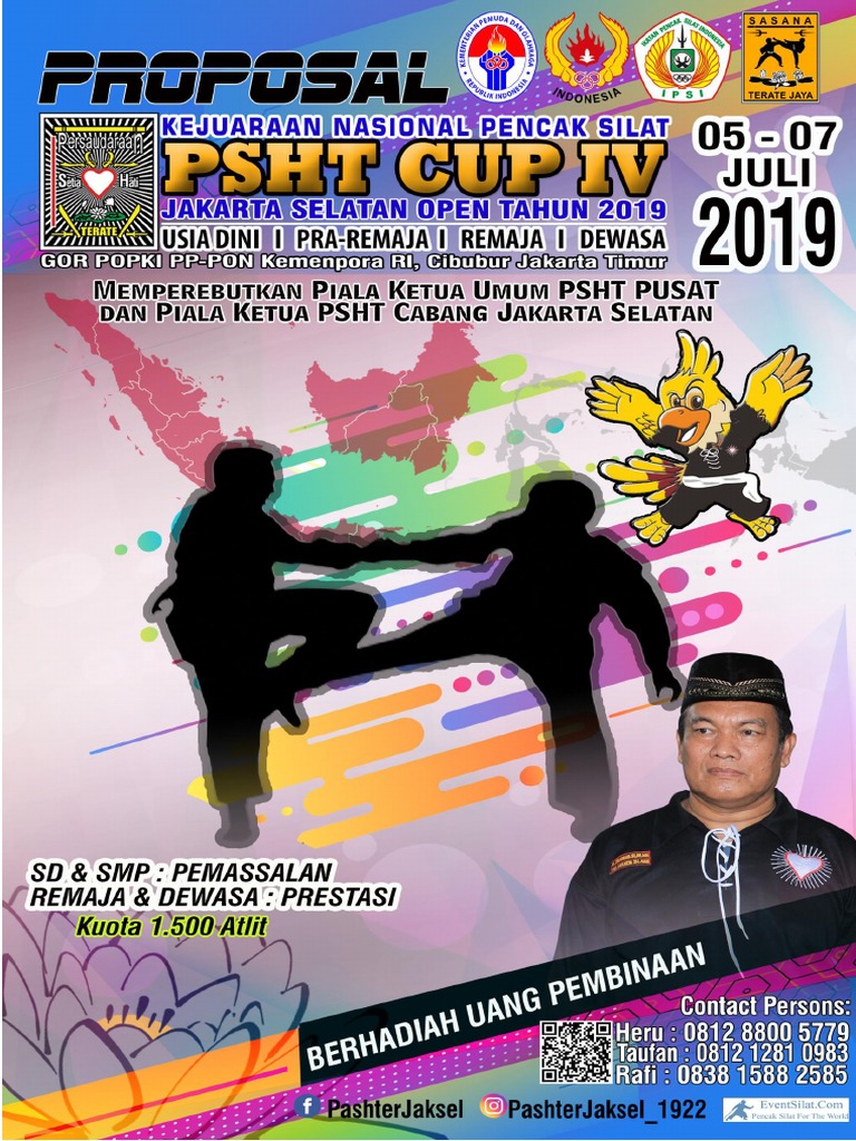 Proposal Kejurnas PSHT Cup Jaksel Open 2019 Peserta | PDF