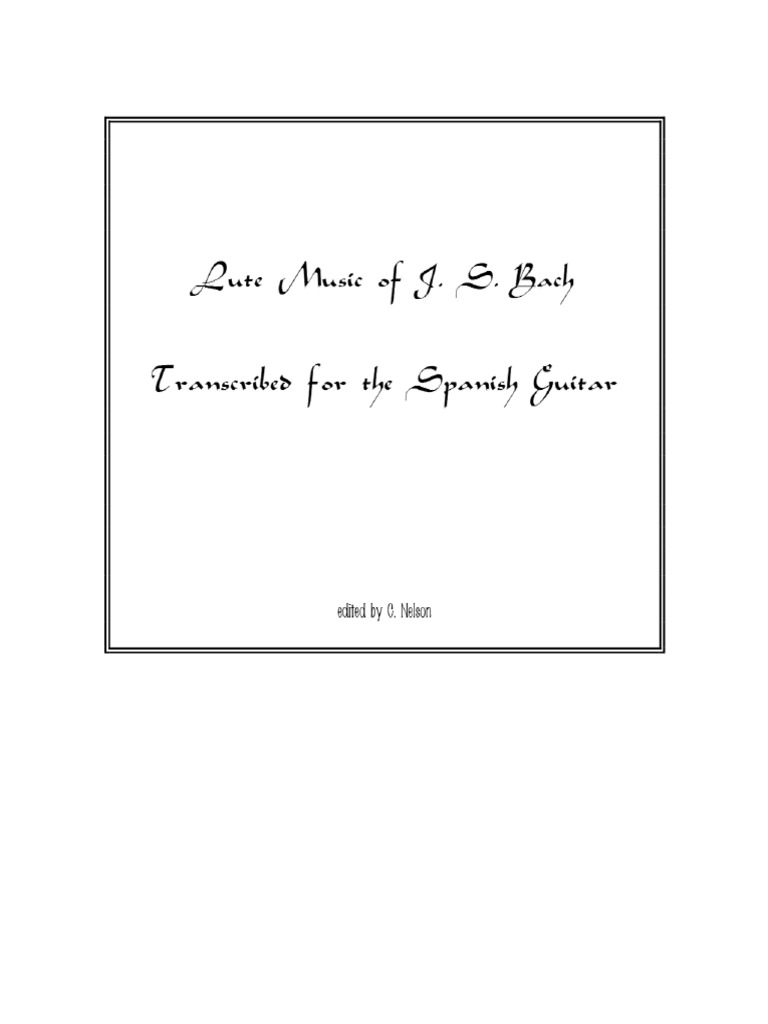 Frank Koonce - Bach | PDF