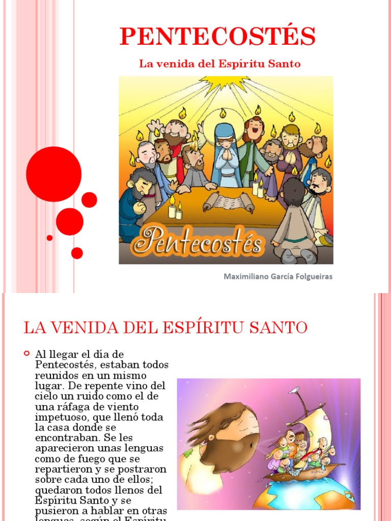 Pentecost Es | PDF | espíritu Santo | Pentecostés