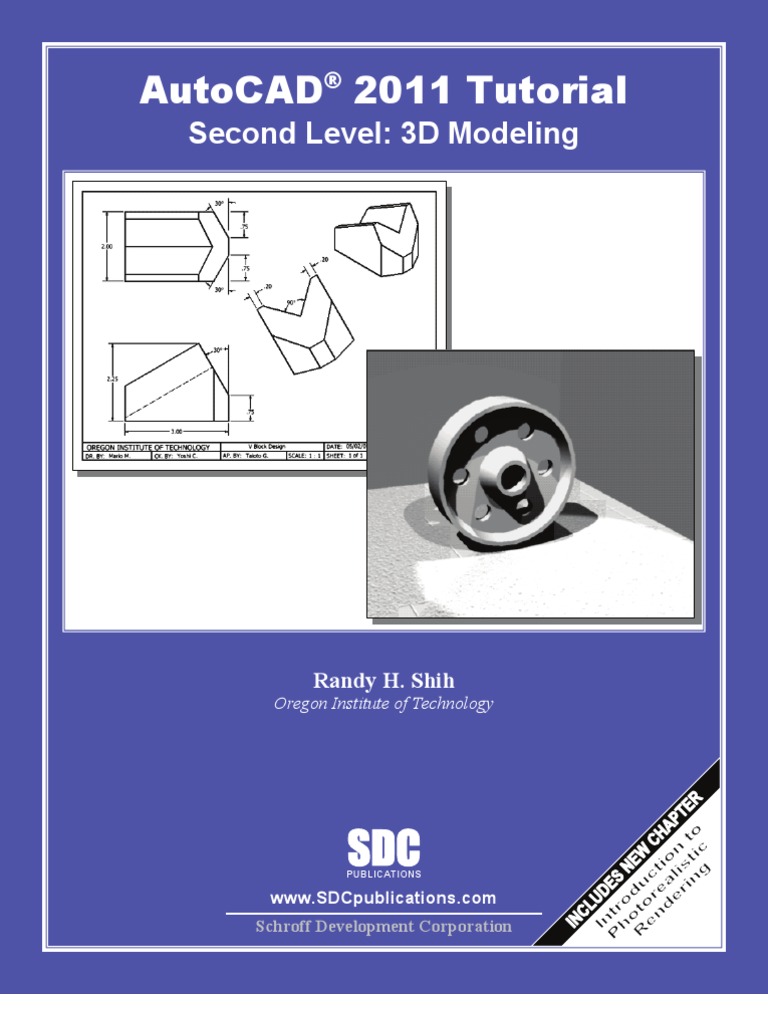 Autocad 2011 Tutorial: Second Level: 3D Modeling | PDF | 3 D Computer Graphics | 3 D Modeling