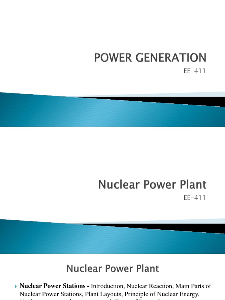 Introduction Nuclear Power Plant | PDF | Nuclear Power | Nuclear Reactor
