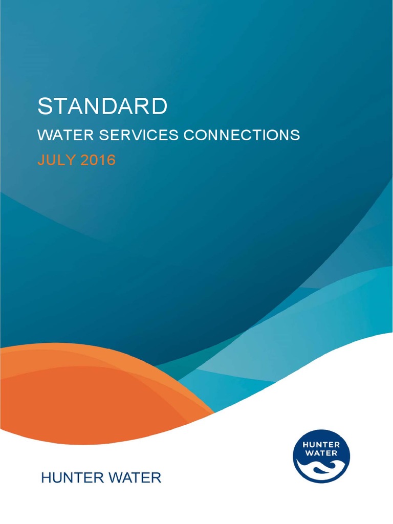 Water Services Connection Standards Guide | PDF | Plumbing | Water ...