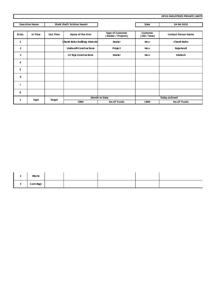 DSR Report Format | PDF