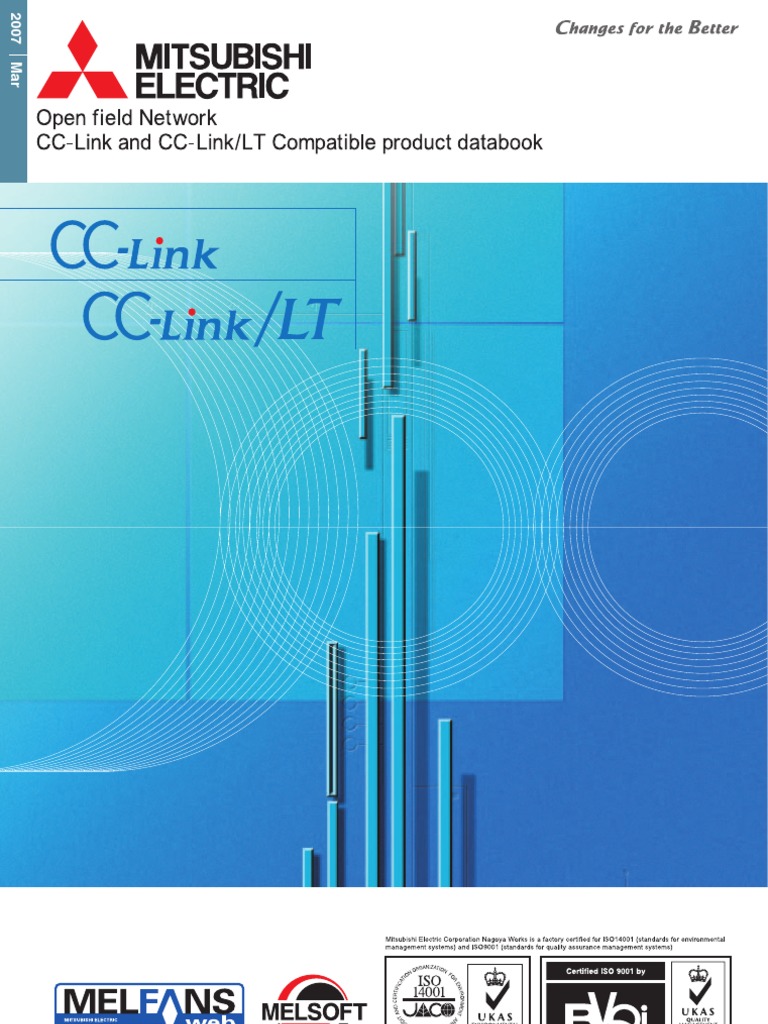 CC-Link & CC-Link - LT Catalog | PDF | Usb | Computer Network