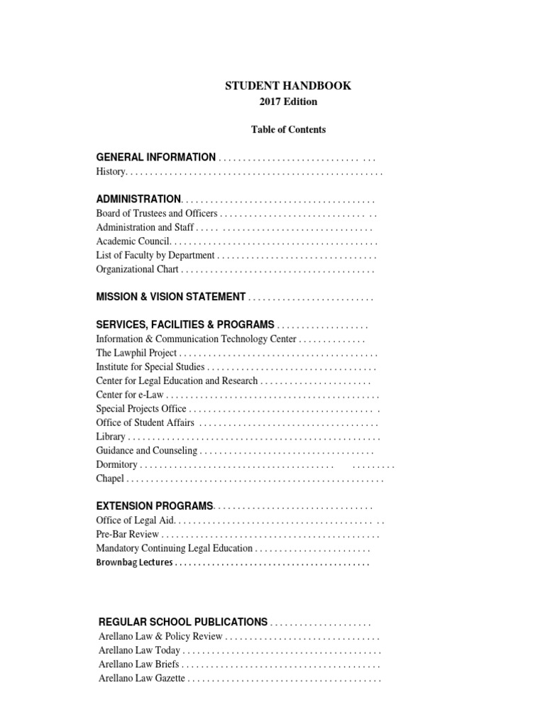 AUSL Student Handbook 2017 Revised | PDF | Labour Law | Alternative Dispute Resolution