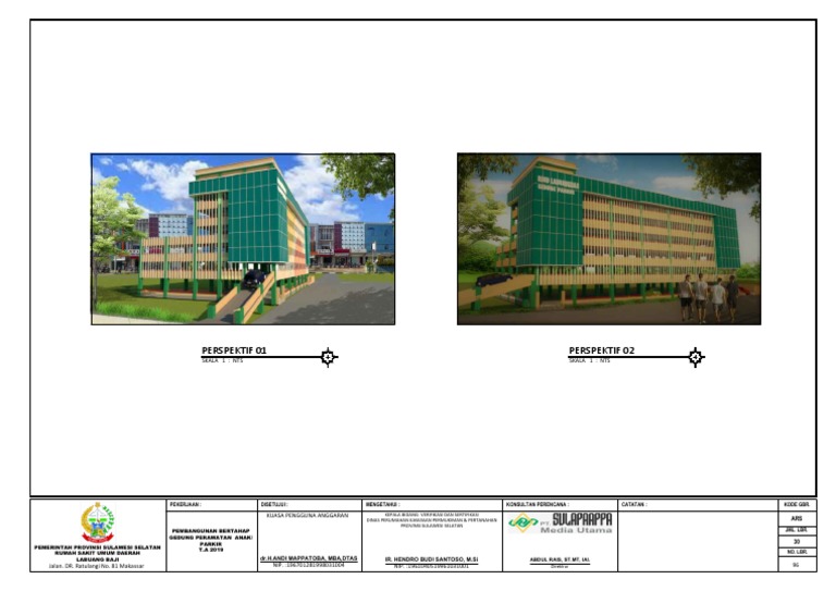 Perspektif 01 Perspektif 02: Skala 1: Nts Skala 1: Nts | PDF