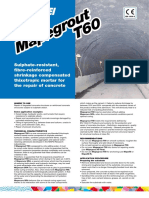 Masterflow 160A: Aluminium Free Expanding Grout Fluidifier | PDF ...