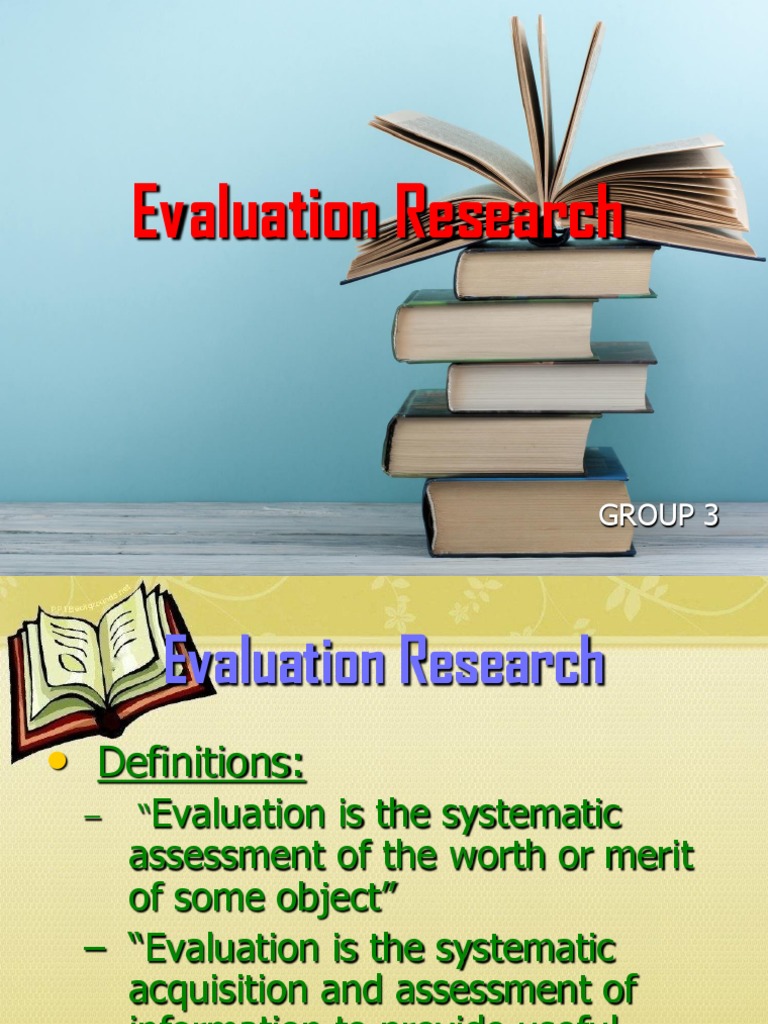 Evaluation | PDF | Evaluation | Educational Assessment