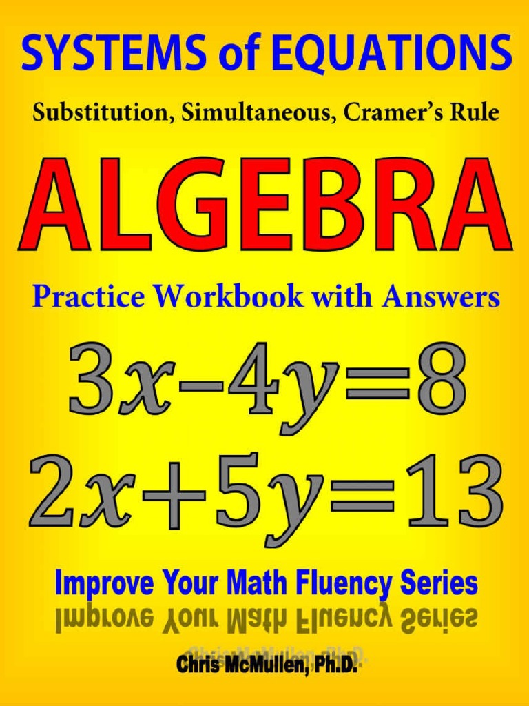 [Algebra Practice Workbook With Answers Improve Your Math Fluency ...