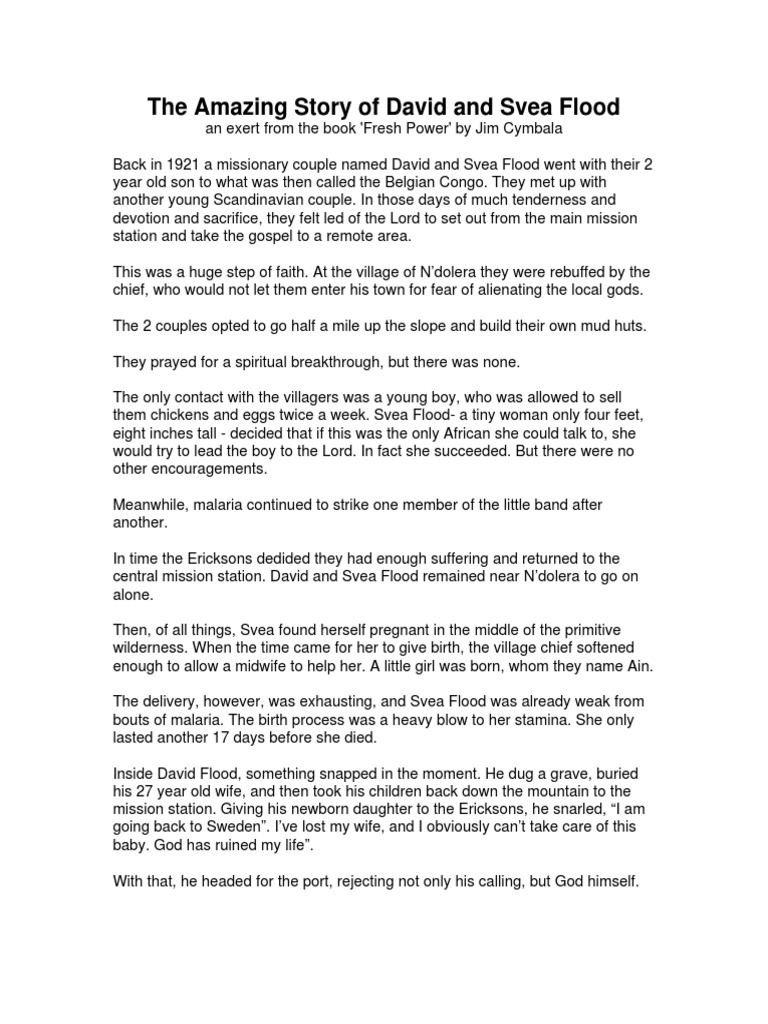 David Svea Flood | Download Free PDF | Jesus