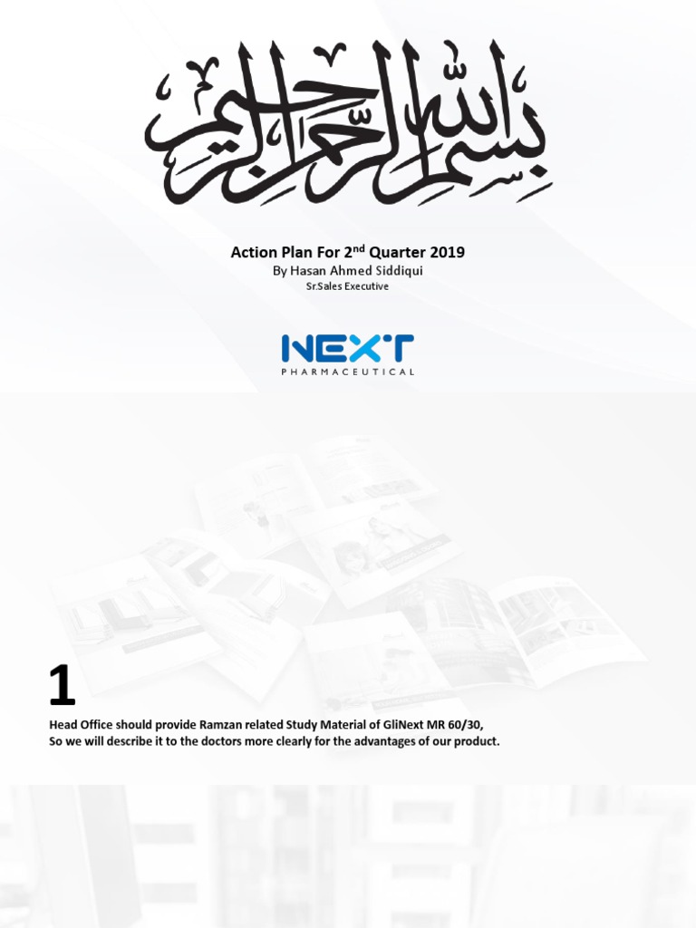 Next Pharma Action Plan 2019 | PDF