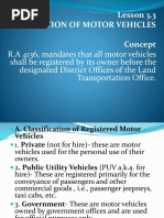 Classification of Motor Vehicles and Plate Numbers | PDF | Vehicles ...
