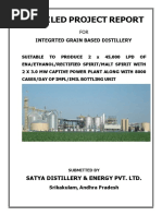 60 KLPD Grain Distillery Design | PDF | Distillation | Brewing