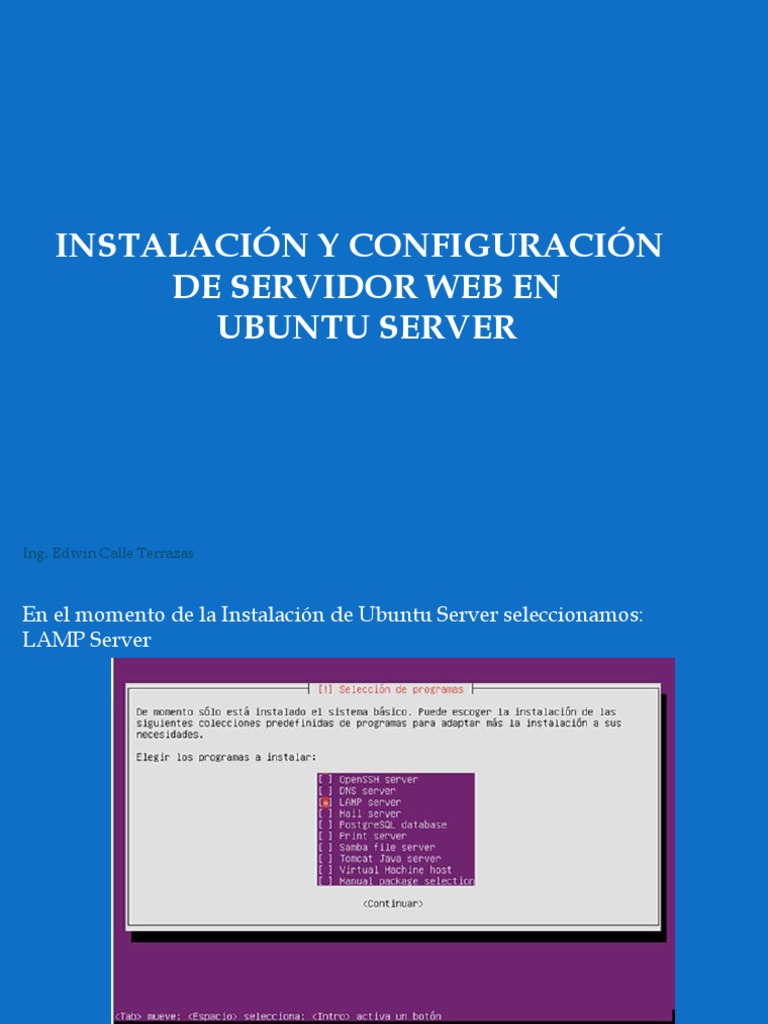 Servidor Web en Ubuntu PDF | PDF | Servidor web | Internet y web