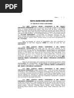 Security Cheque Submission Letter | PDF