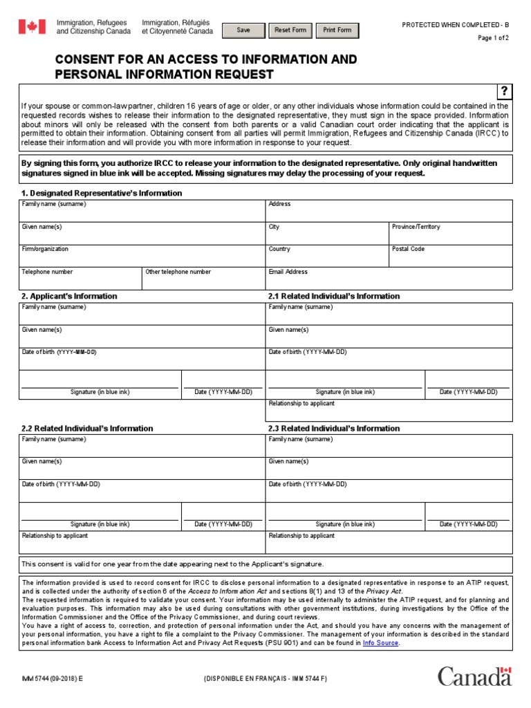 Consent Form | PDF | Government Information | Government And Personhood