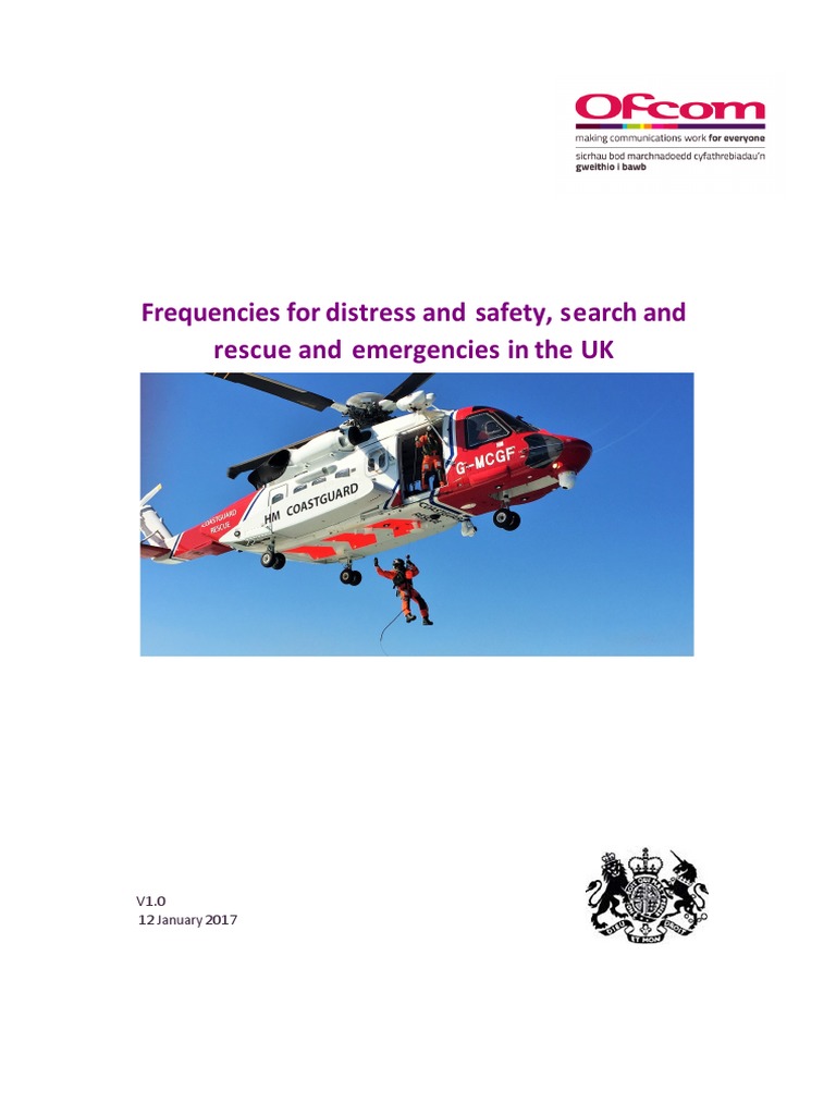 Frequencies Distress Safety | PDF | Search And Rescue | Electrical ...
