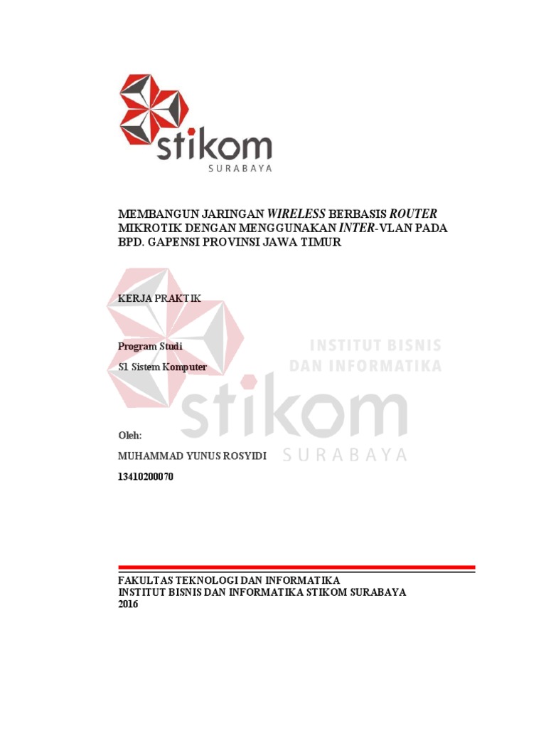 Inter-VLAN Routing Dengan MikroTik | PDF