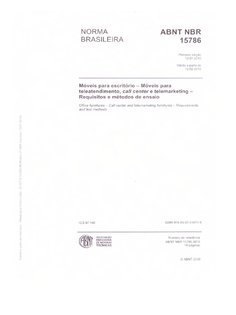Abnt Nbr 15786 | Tecnologia e Engenharia | Computação e Tecnologia da ...