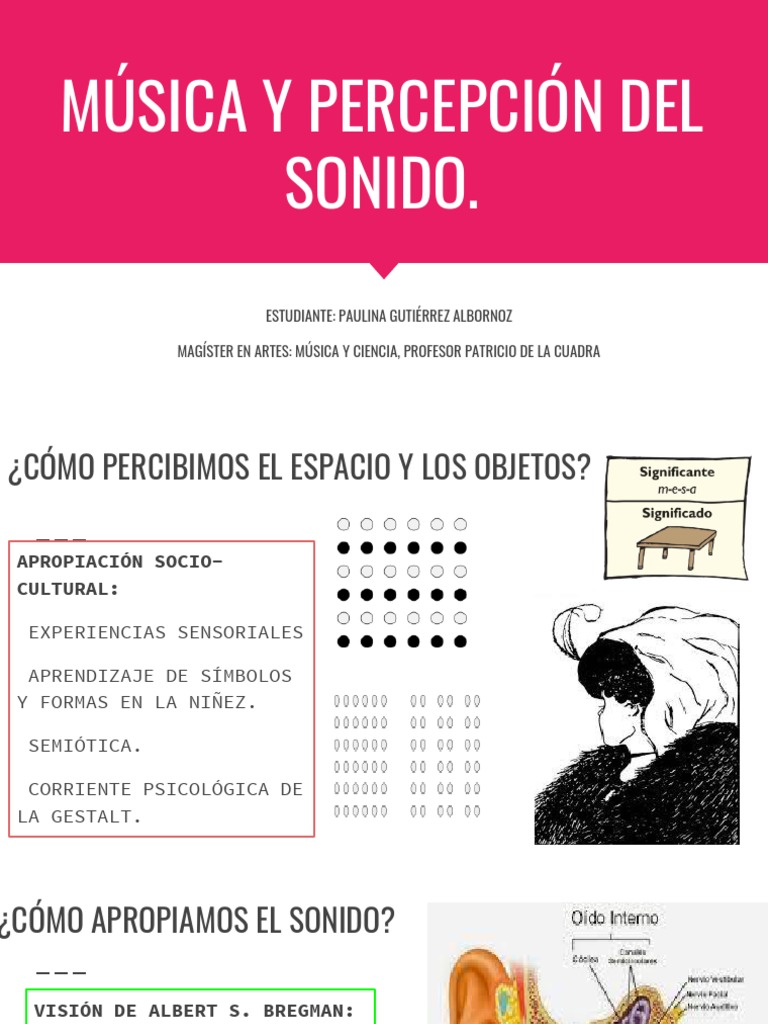 Análisis de Escena Auditiva y Percepción Musical | PDF | Percepción ...
