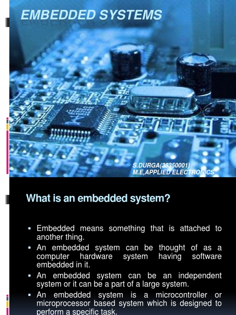Embedded Systems | PDF | Embedded System | Microcontroller