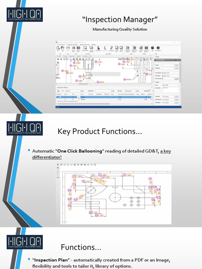 "Inspection Manager": Manufacturing Quality Solution | PDF