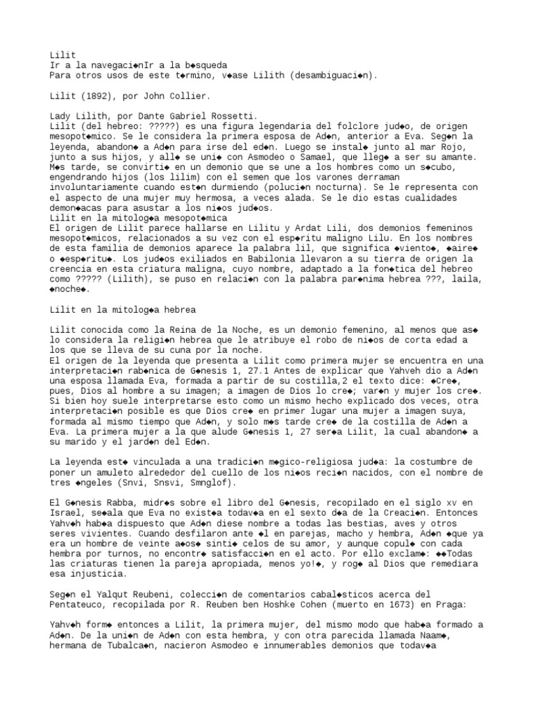Lilit | PDF | Lilith
