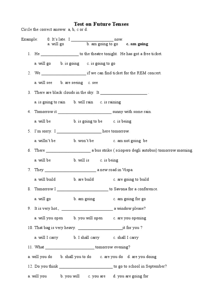 Future Tense Test: Analyzing Responses to Questions about Upcoming ...