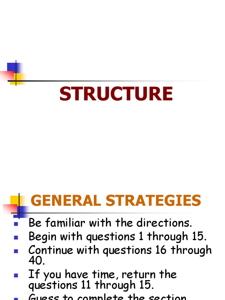 Structure Skills 1 5 | PDF | Sentence (Linguistics) | Subject (Grammar)