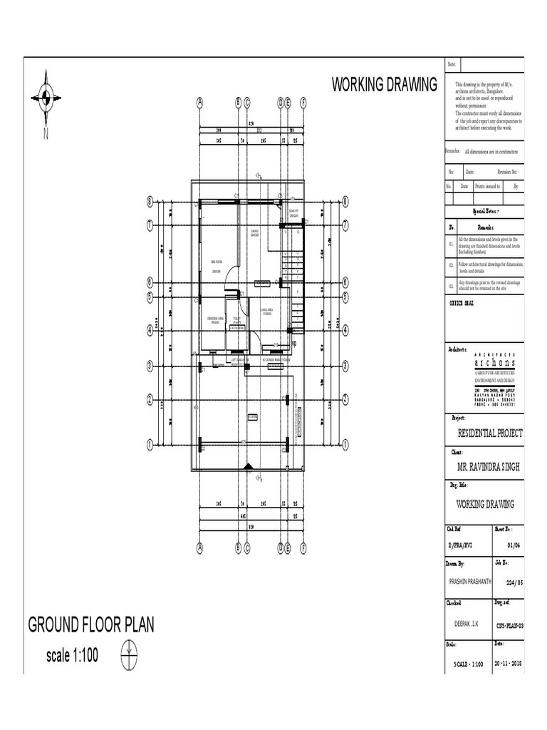 Working Drawing Floor Plan Under 40 Characters | PDF | Queensland ...