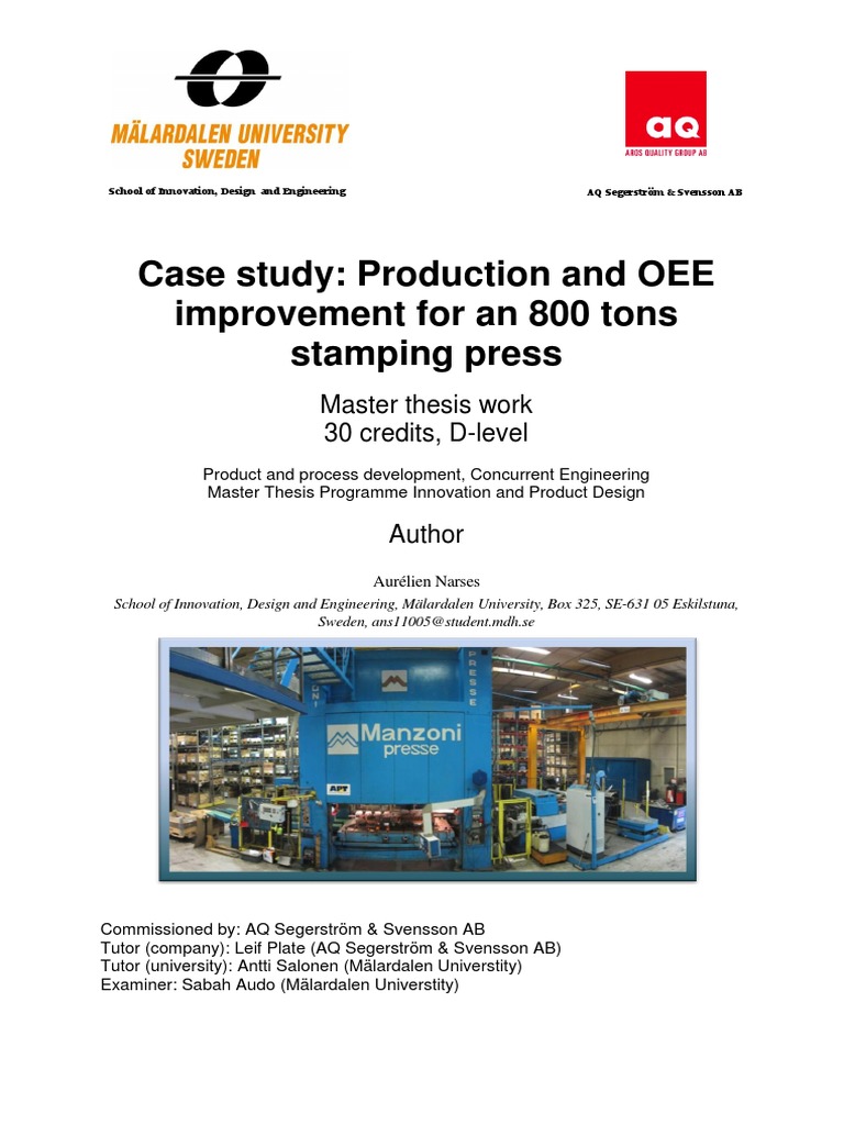 Fulltext01 PDF | PDF | Qualitative Research | Lean Manufacturing