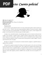 Secuencia Didáctica Prácticas de Lenguaje Cuento Policial | PDF | La novela policíaca | Cuentos