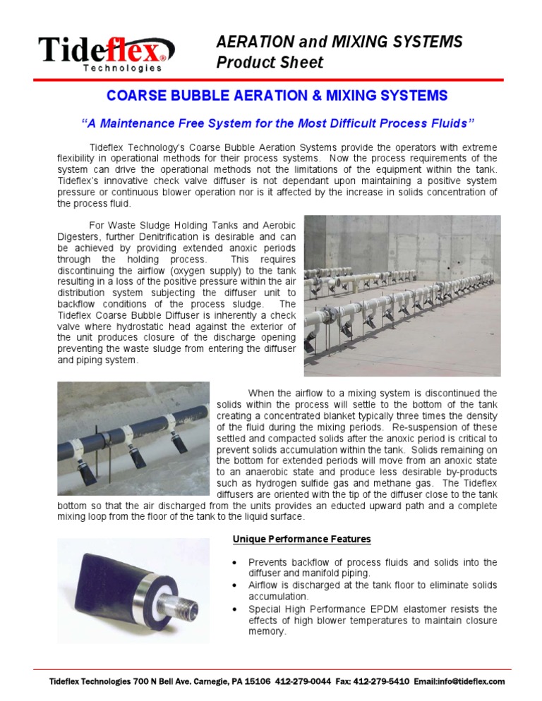 Ar-Coarse Bubble Systems | PDF | Anaerobic Digestion | Gases