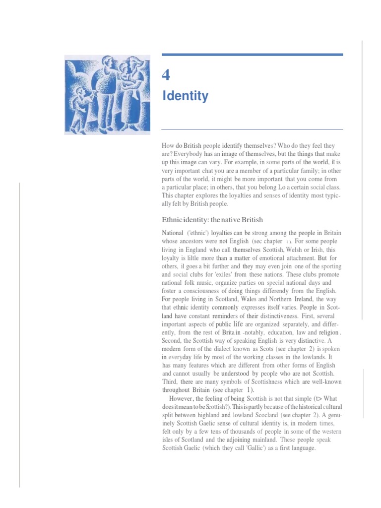 British Identity: Ethnicity and Culture | PDF | United Kingdom | Scotland