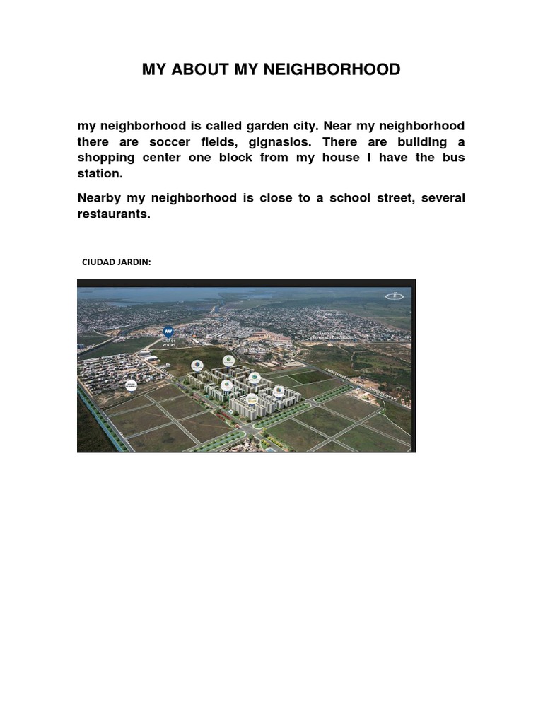 My About My Neighborhood | PDF