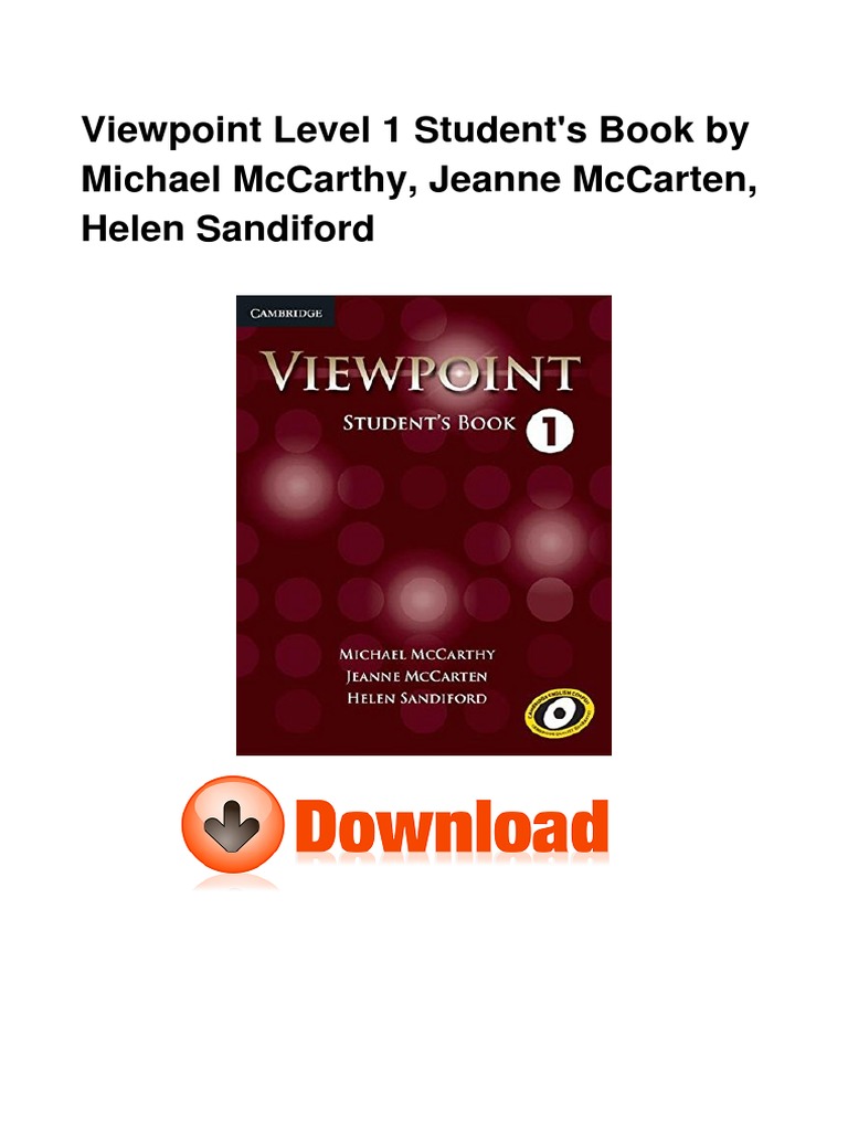 Viewpoint Level 1 Student's Book PDF | PDF