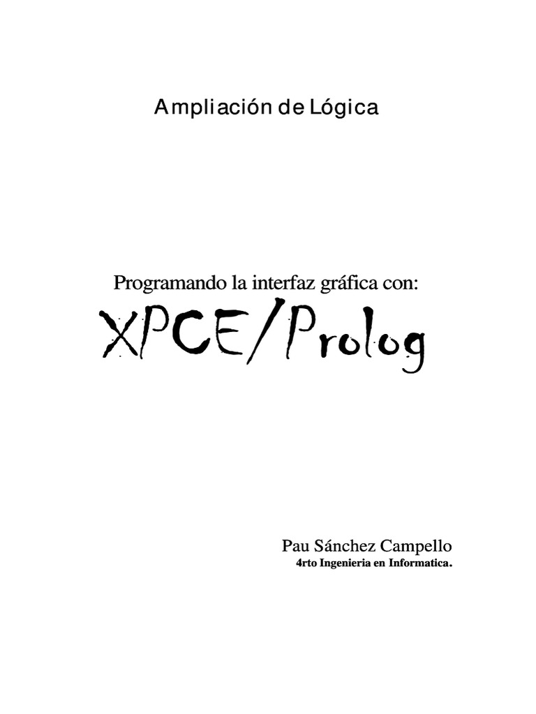 Prolog Xpce | PDF | Objeto (informática) | Ventana (informática) Prolog Xpce | PDF | Objeto (informática) | Ventana (informática)