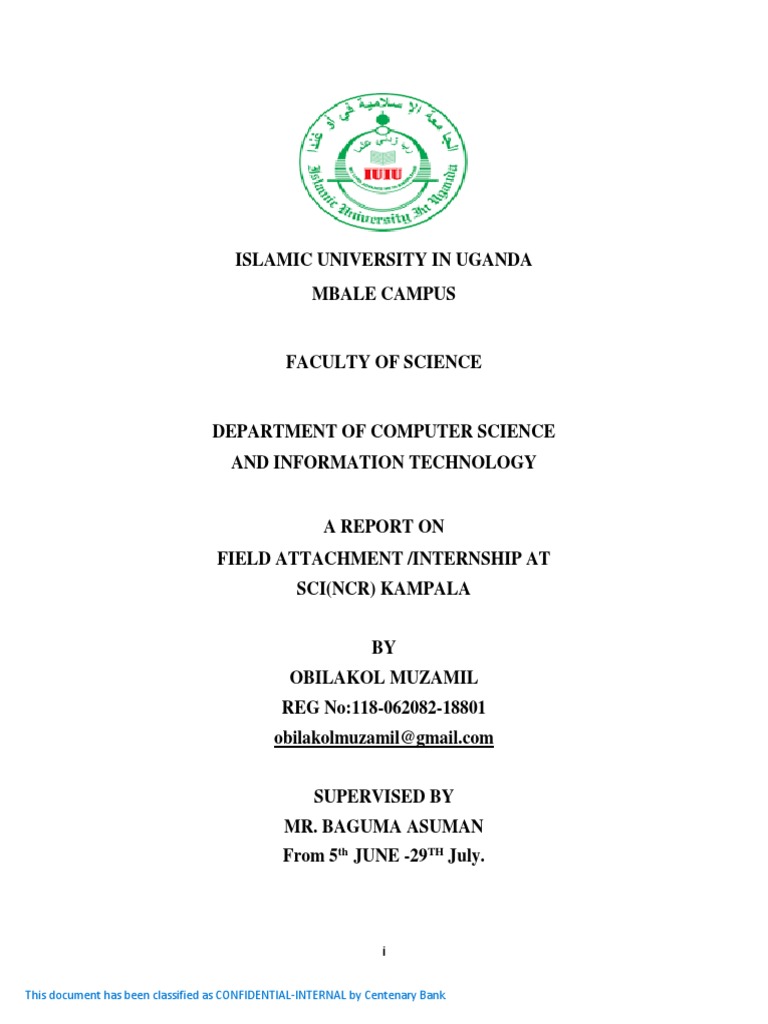My Internship Report | PDF | Computer Hardware | Internship