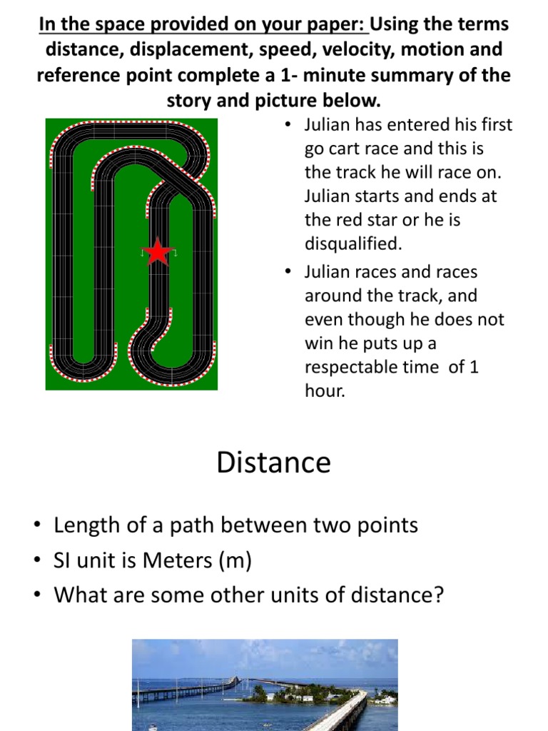 Distance and Displacement | PDF | Velocity | Speed