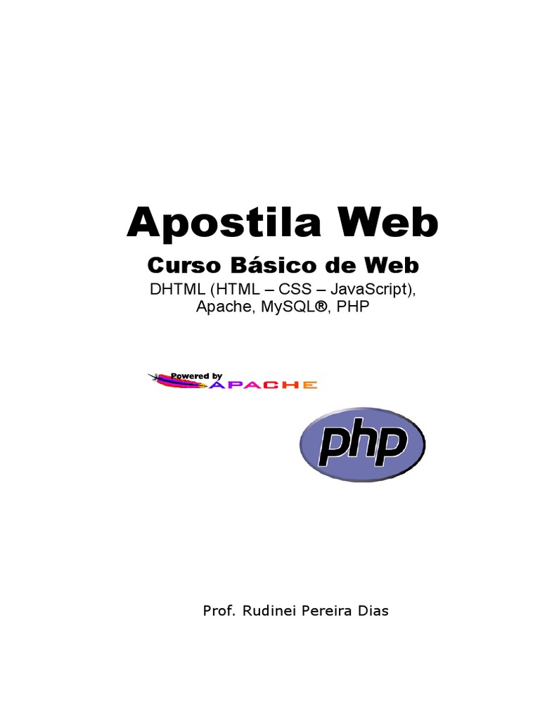 Apostilaweb Html Css Javascript Mysql Php Pdf Html Rede Mundial De Computadores
