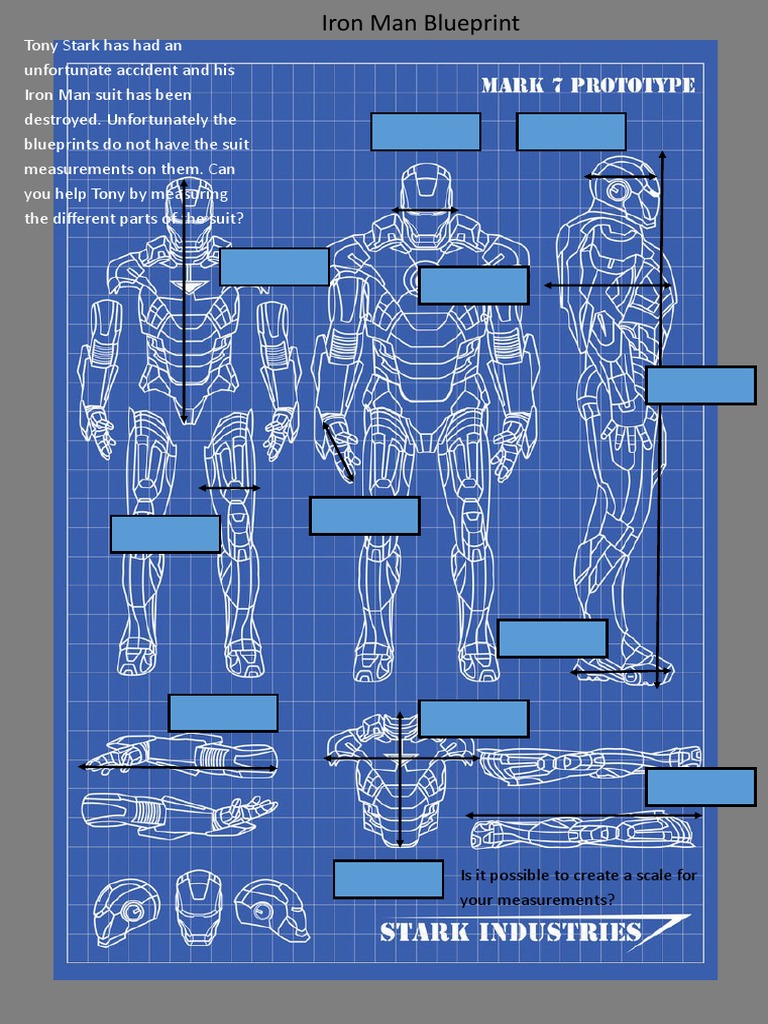 Iron Man Mark 1 Blueprints