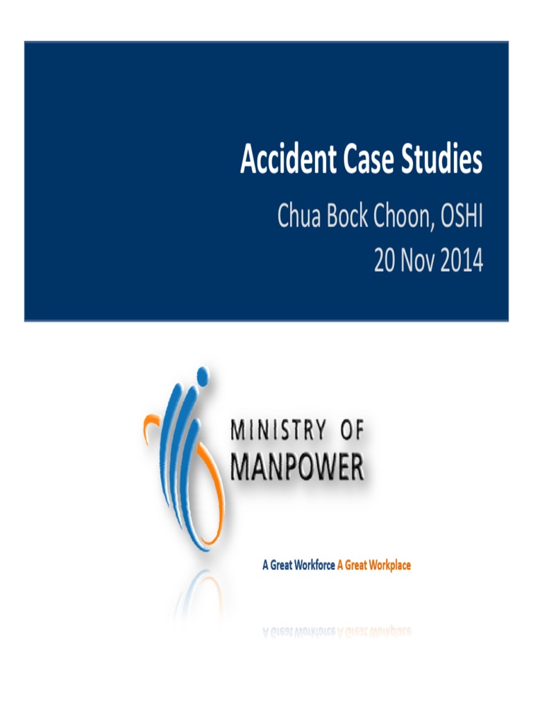 Accident Case Studies: Chua Bock Choon, OSHI 20 Nov 2014 | PDF ...