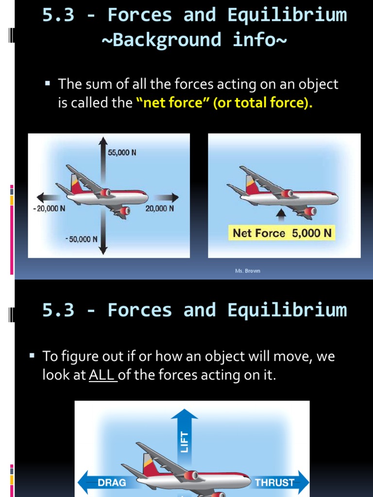 Forces and Equilibrium: Understanding Newton's Laws of Motion Through ...