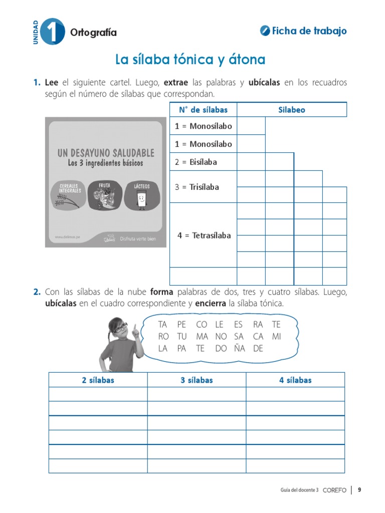 Hojas De Trabajo De Silabación Ludo Lengua Y Literatura 4 2025